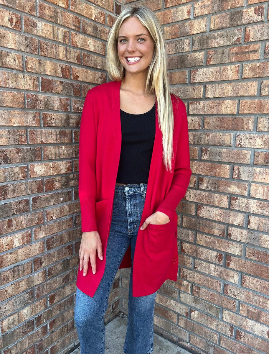 Open Front Cardigan w/ Side Button Detail – Hazel's Haven - Fort Smith