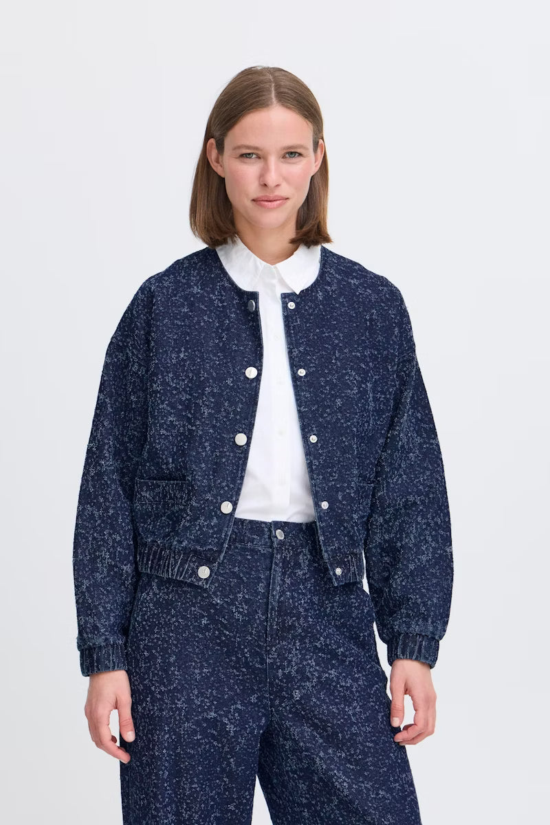 Kanilla Textured Denim Jacket – Hazel's Haven - Fort Smith