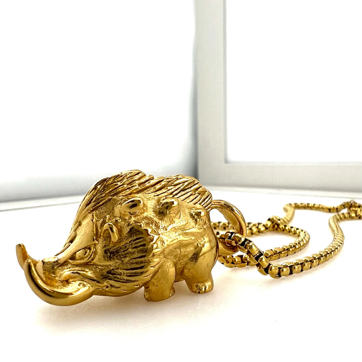 Razorback Necklace - chain options – Hazel's Haven - Fort Smith