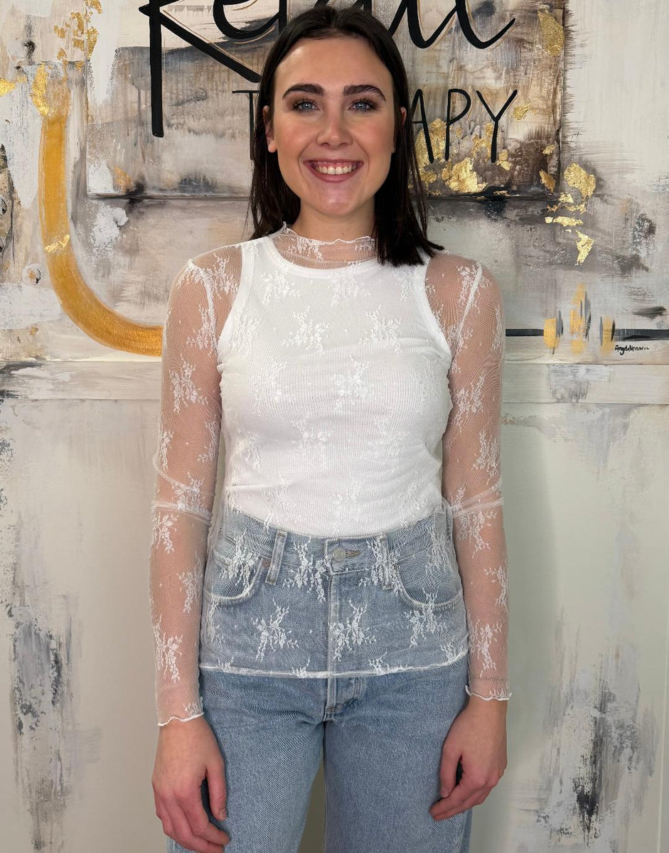 Lace Layering Top - color options – Hazel's Haven - Fort Smith